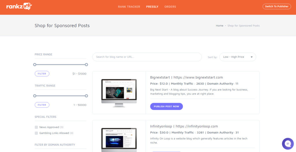 Daftar Website Jasa Backlink Terbaik dan Murah - Terpercaya