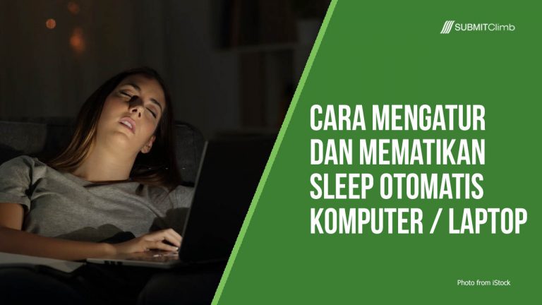 3 Cara Mengatur Waktu Sleep Otomatis Komputer PC dan Laptop