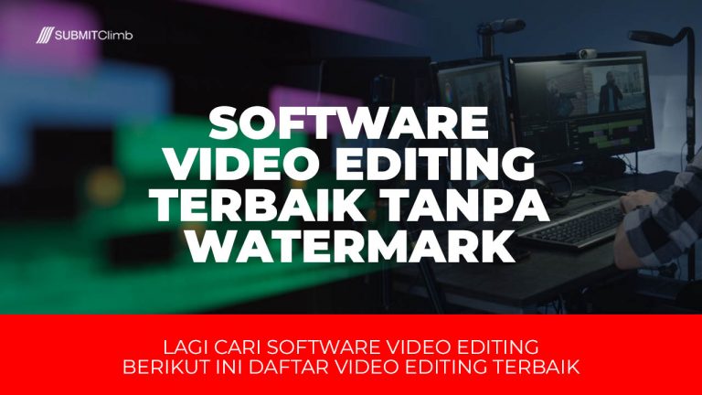 Software video editing terbaik tanpa watermark untuk YouTube